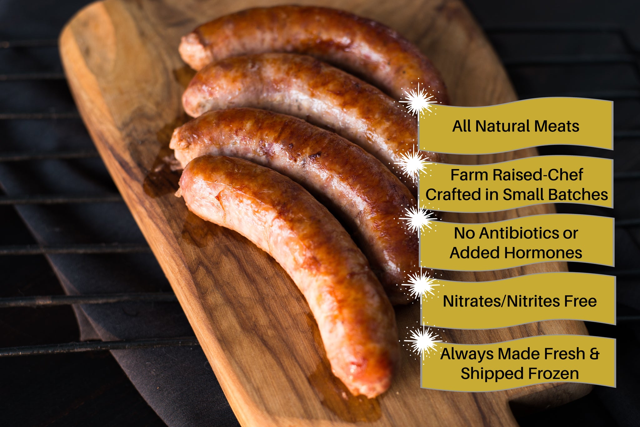 Half-Smoke Sausage Links: Beef & Pork, DC-Inspired Flavor – MeatCrafters